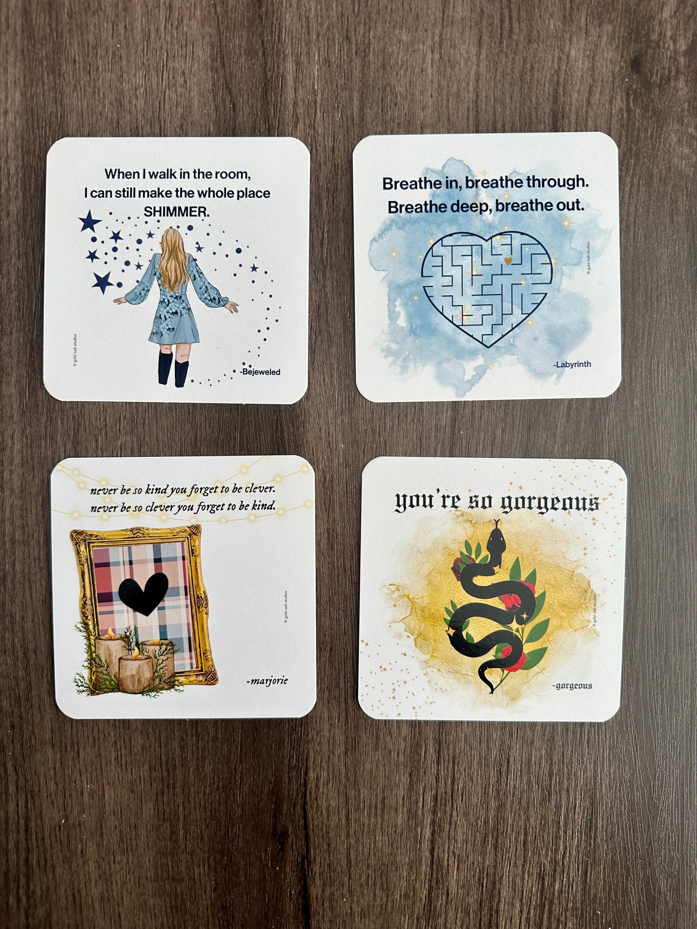 Taylor Lyric Affirmation Cards for Kids: Swift Lunchbox Notes Vol. 2 - Etsy