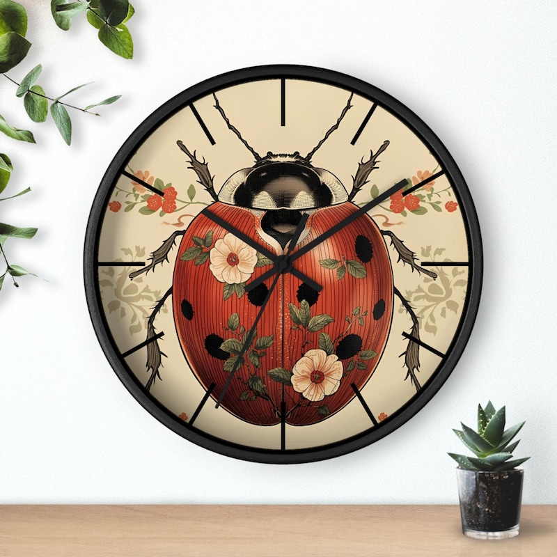 Ladybug Clock - Etsy