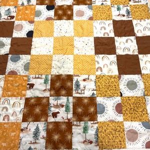 Little Forest Cottage Core Baby Quilts. - Etsy