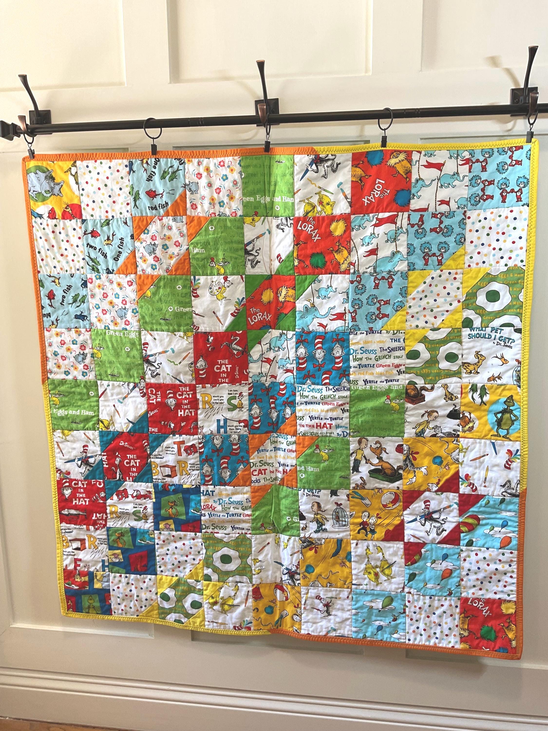 Dr. Seuss Shooting Stars Baby Quilt - Etsy