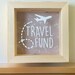Travel Fund Money Box Frame, Travel Fund, Travel Fund Saving, Money Box ...