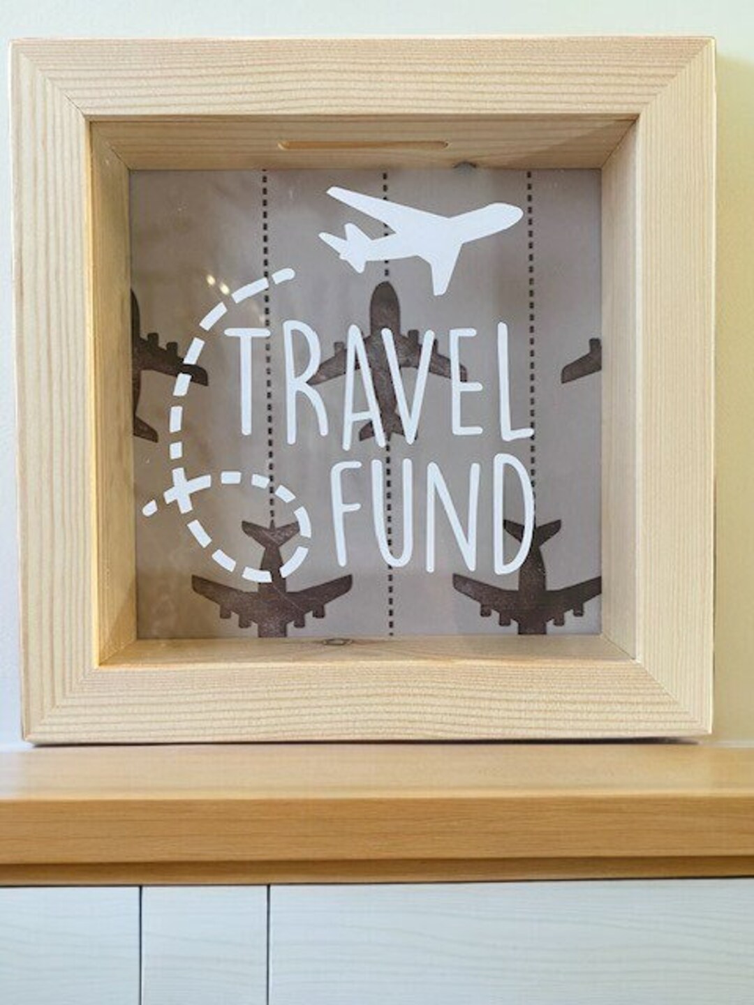 Travel Fund Money Box Frame, Travel Fund, Travel Fund Saving, Money Box ...