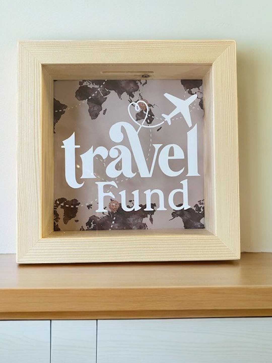 Travel Fund Money Box Frame, Travel Fund, Travel Fund Saving, Money Box ...