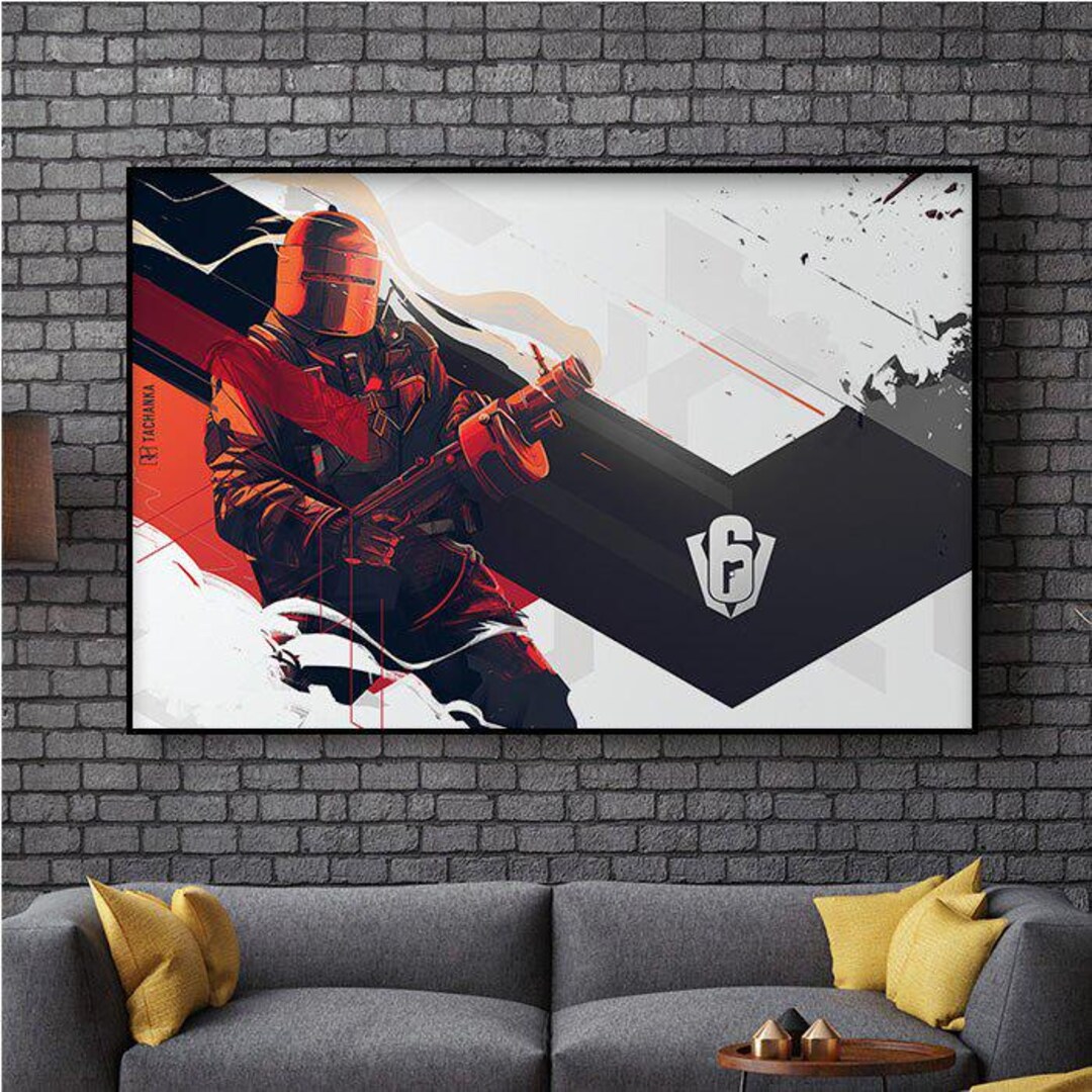 Six Invitational - Tachanka, Six Siege Print, Six Siege Poster, Gaming ...
