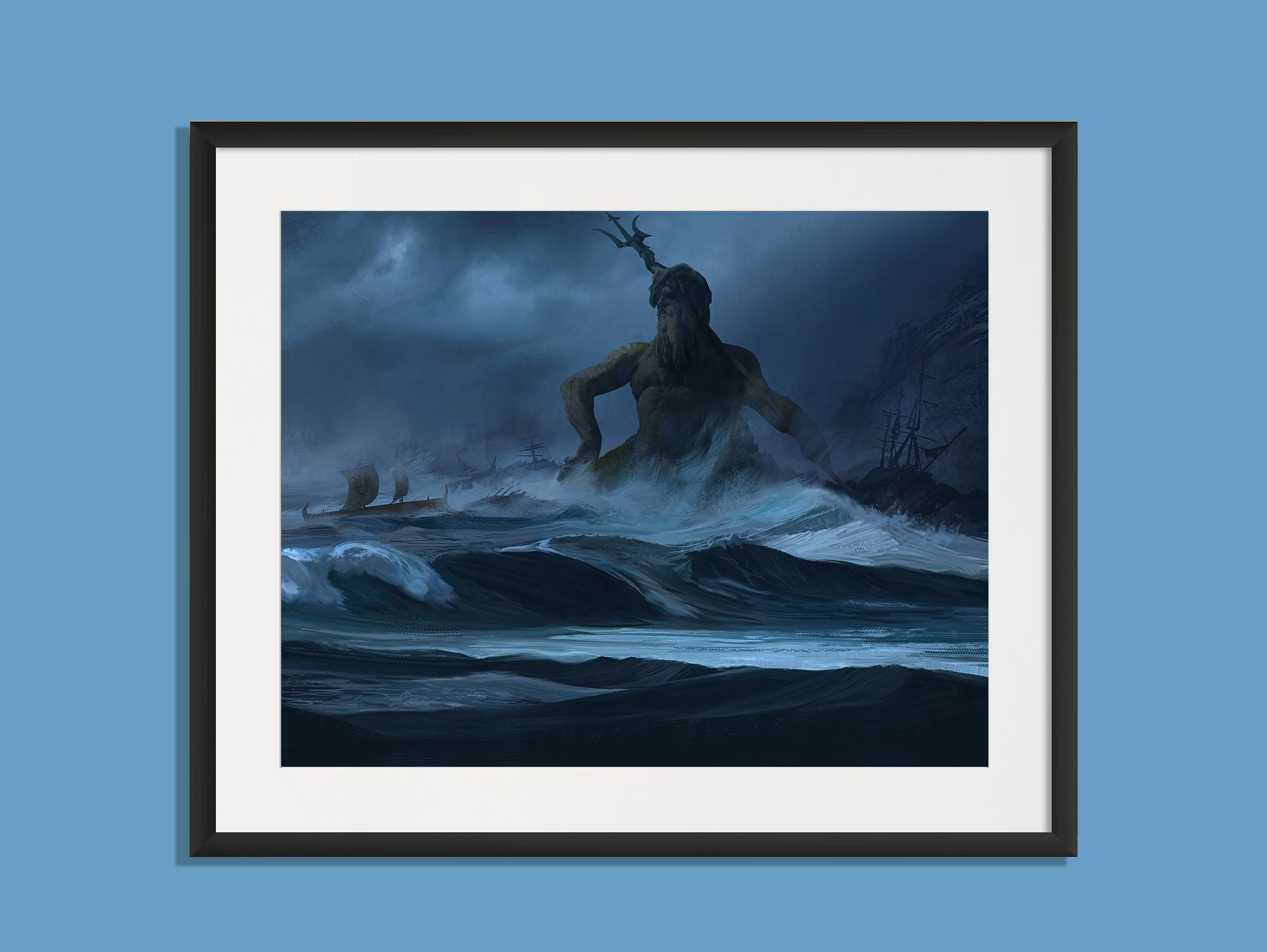 Assassin's Creed Odyssey - the God of the Sea, Assassin’s Creed Print ...