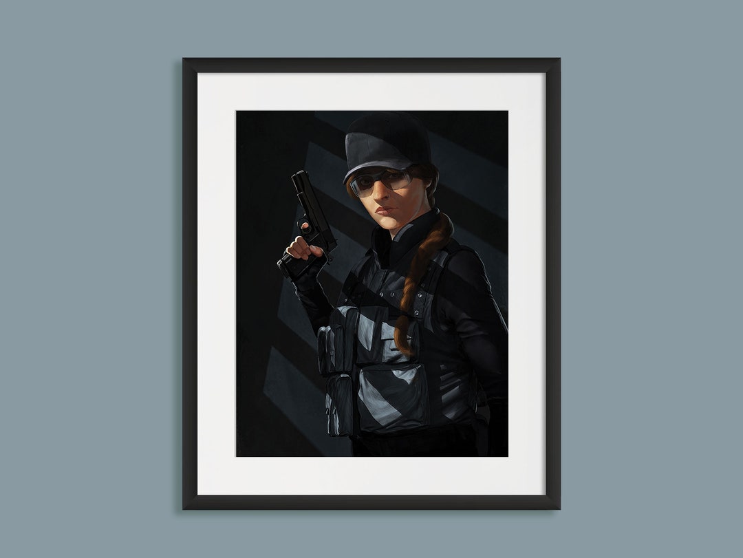 Six Siege Ash Portrait, Six Siege Print, Six Siege Poster, Gaming Print ...