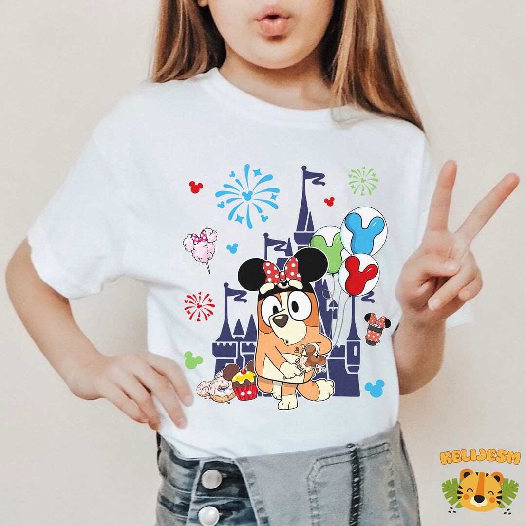 Bluey Magic Castle Sweatshirt Bluey Birthday Shirt Bluey and - Etsy