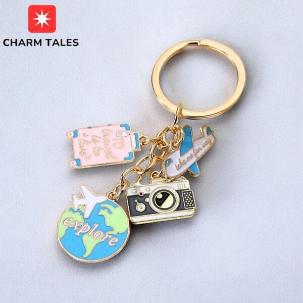 Travel Keychain - Etsy UK