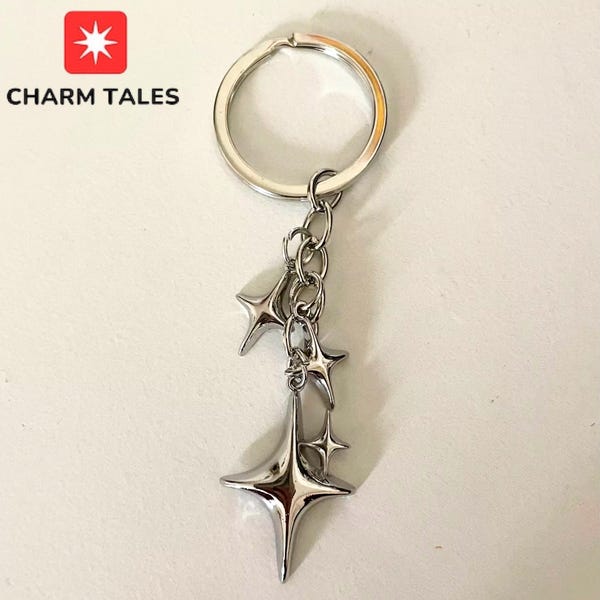 Star Keychain - Etsy