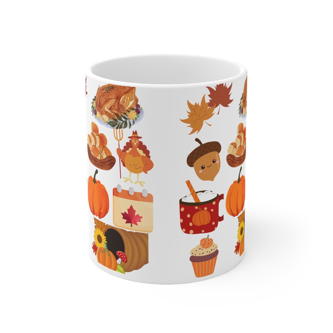 Thanksgiving Mug Ceramic Mug 11oz - Etsy