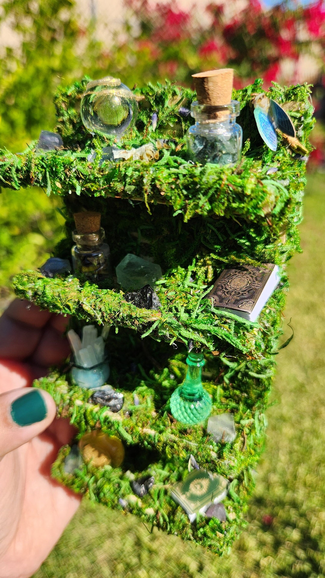 Whimsical Fairy Shelf With Crystals and Butterfly Magical Home Decor - Etsy