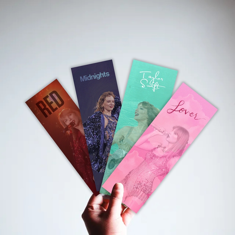 Eras Tour taylor Swift 10 Bookmarks - Etsy