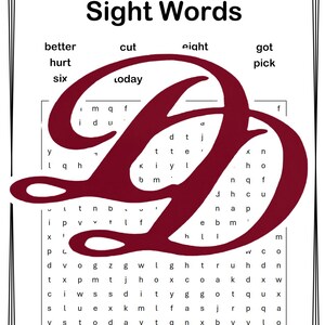 Third Grade Sight Words Word Search: Printable Classroom Activity (PDF ...