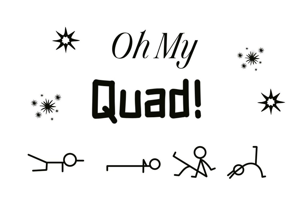 Oh My Quad Funny Workout PNG, Digital Download - Etsy
