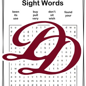 Second Grade Sight Words Word Search: Printable Activity (PDF Download ...