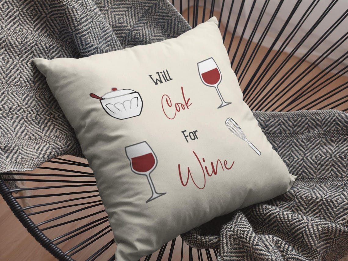 Will Cook for Wine, Wine, PNG, Digital Download - Etsy
