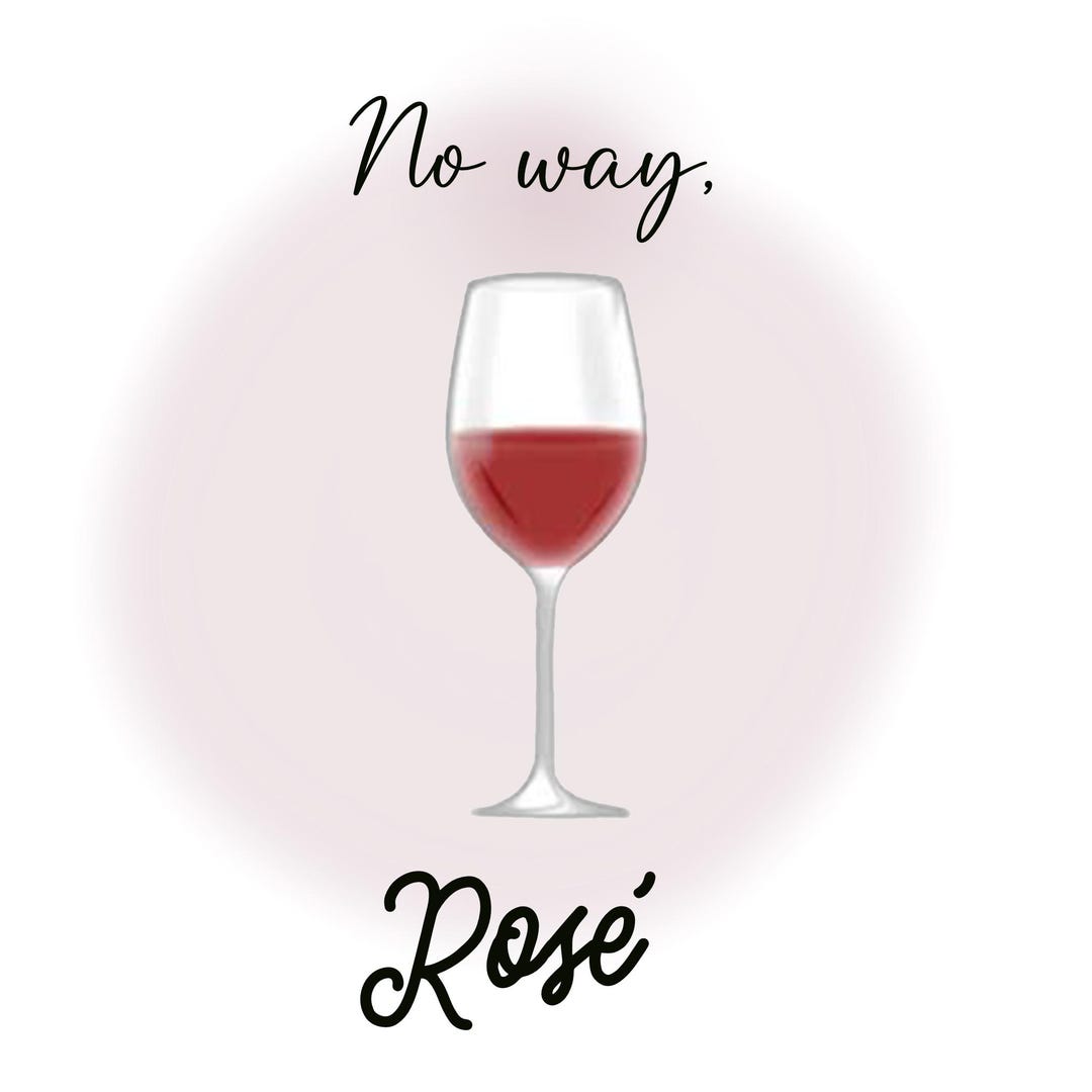 No Way Rose', Wine, PNG, Digital Download - Etsy
