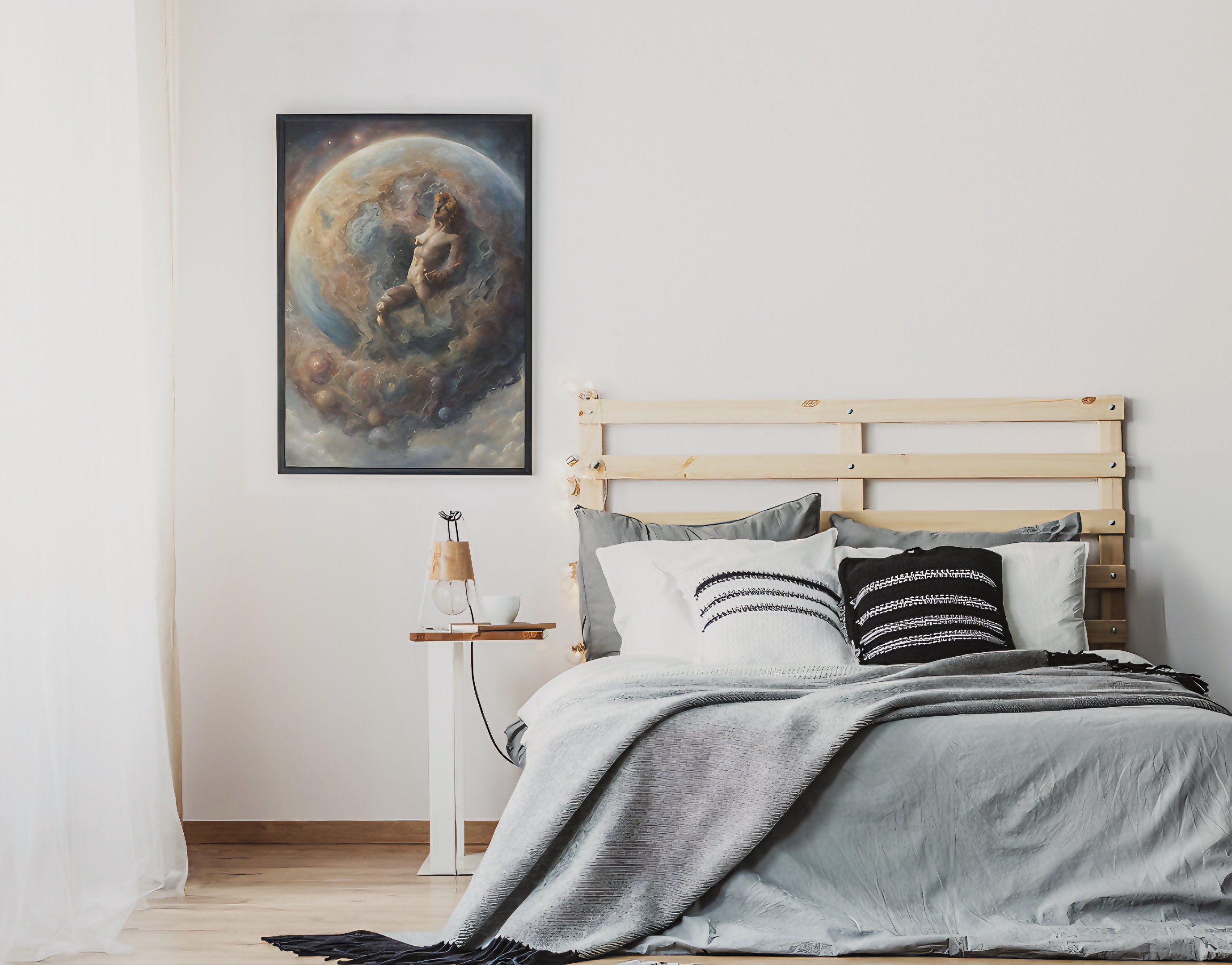 Spiritual Creation of Man Art Print Mythological Sacred Religion Wall ...