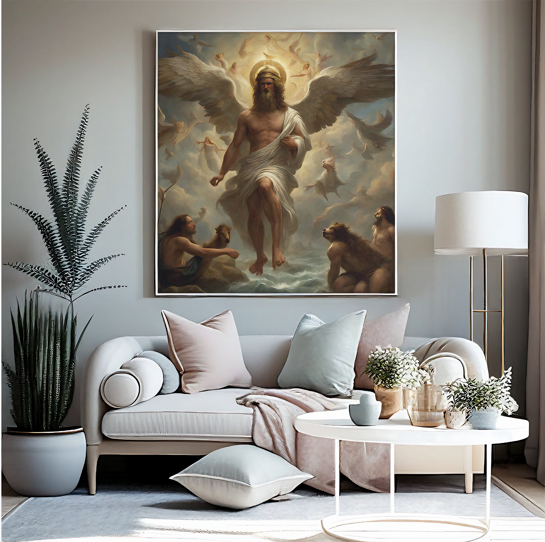 Printable Christian Mythology Wall Art Sacred Bible Jesus Messiah Wall ...