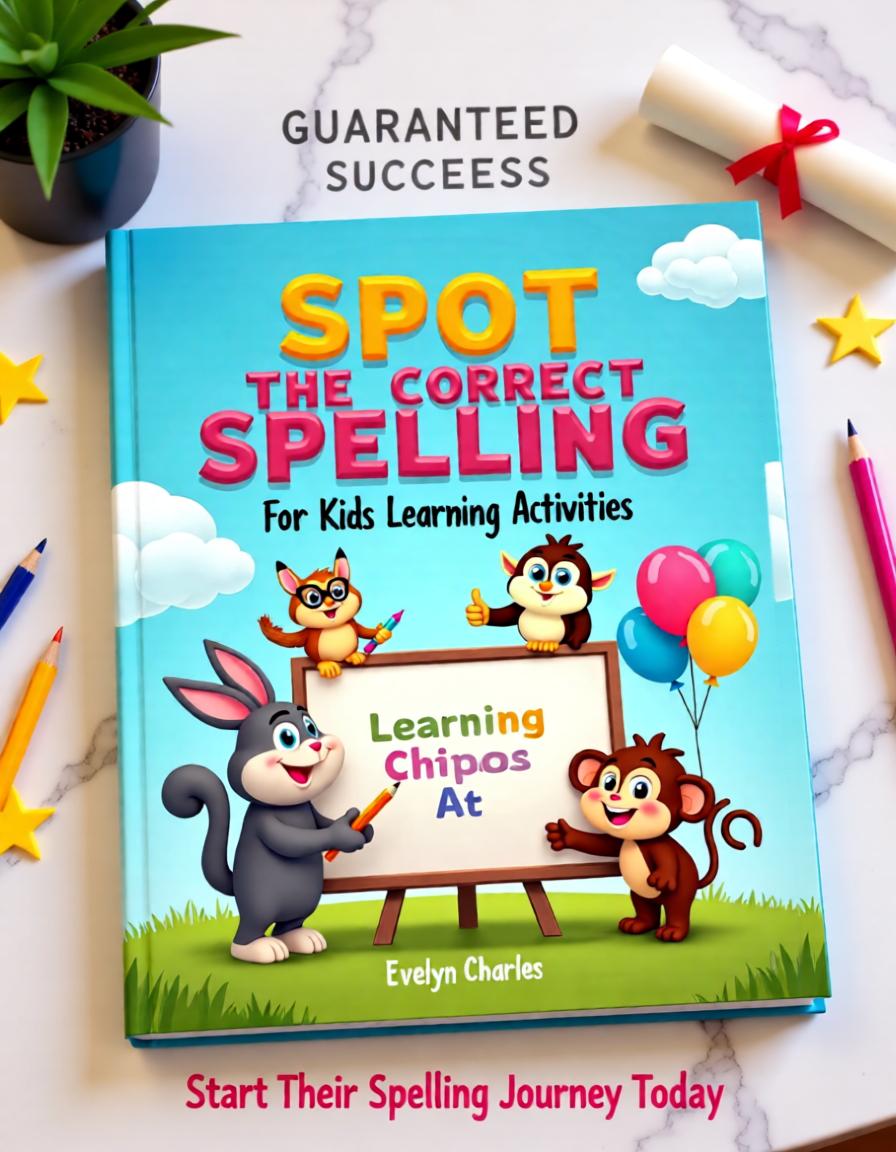 Child Digital Bedtime Story Book - Ages 4-10 Spot the Correct Spelling ...