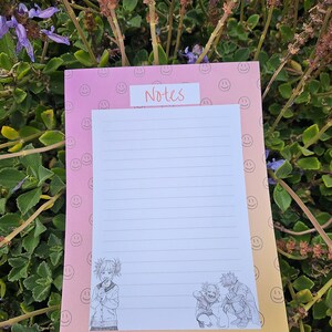 Anime/manga Notepads *jujutsu Kaisen/my Hero Academia/naruto* - Etsy