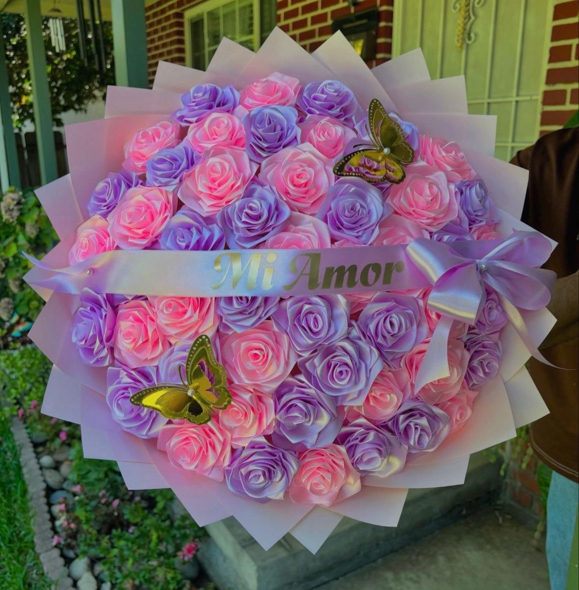 Eternal Roses Bouquets 50 Count - Etsy