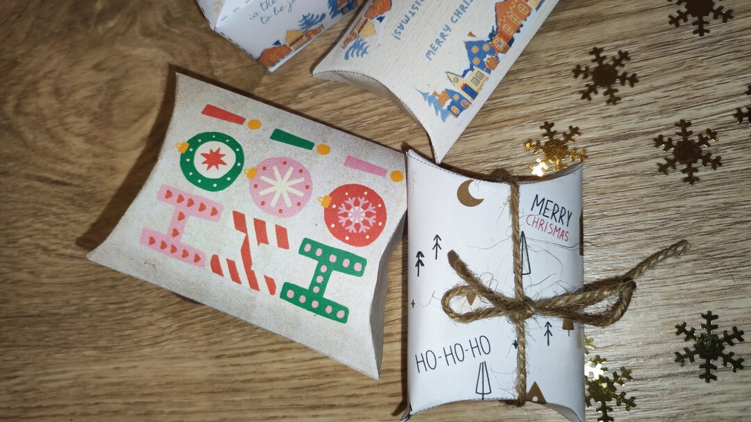 Printable Christmas Gift Box. Caixa Regal Nadal Printable. - Etsy