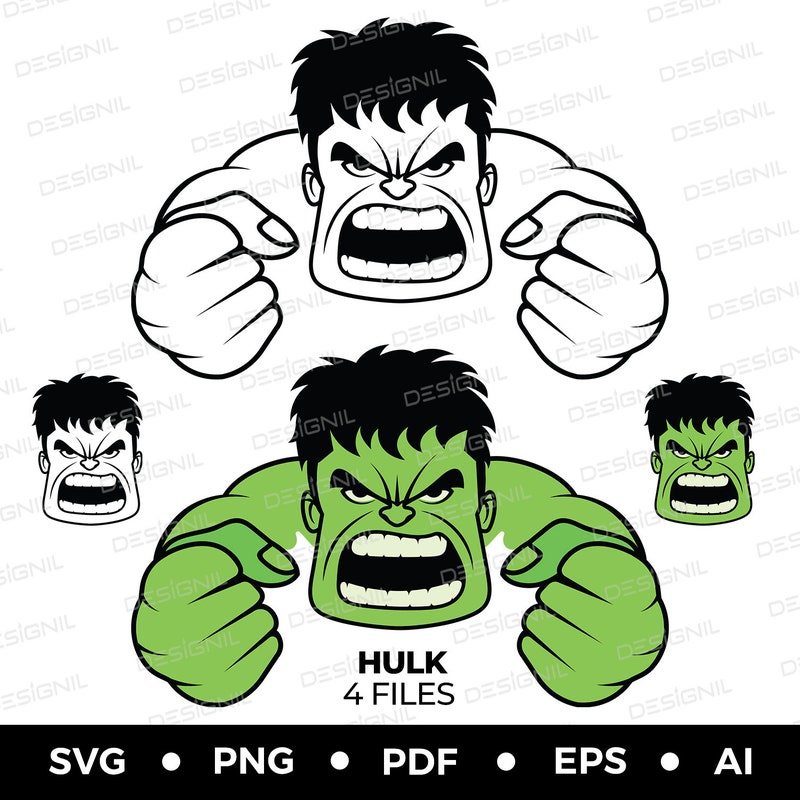 Red Hulk Wall Sticker - Etsy