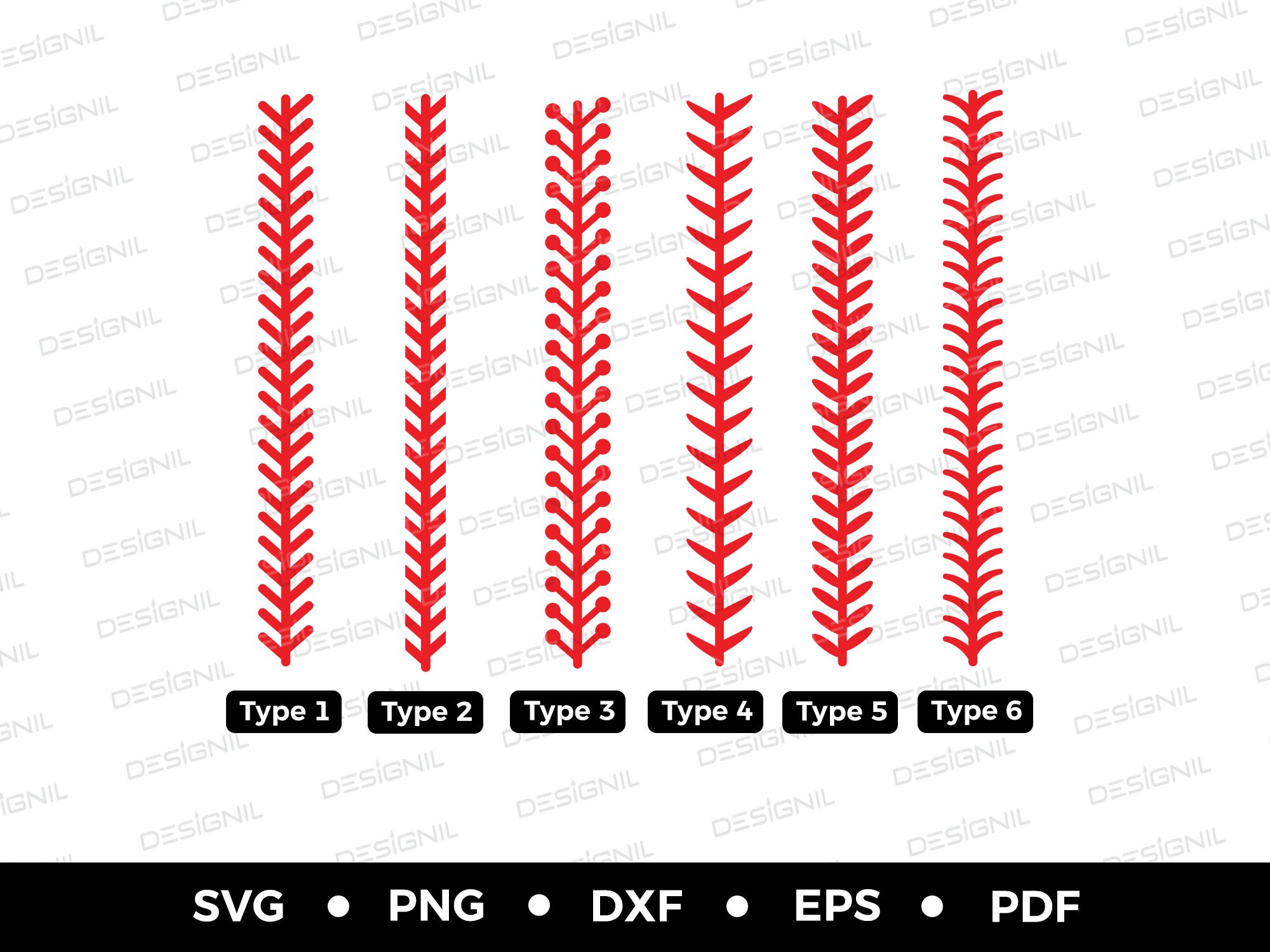 Baseball Stitches SVG Baseball Svg Baseball Stitches Bundle Baseball ...