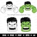 4 Hulk Svg Hulk Face Svg Hulk Hands Svg Incredible Hulk Svg Hulk Cut ...