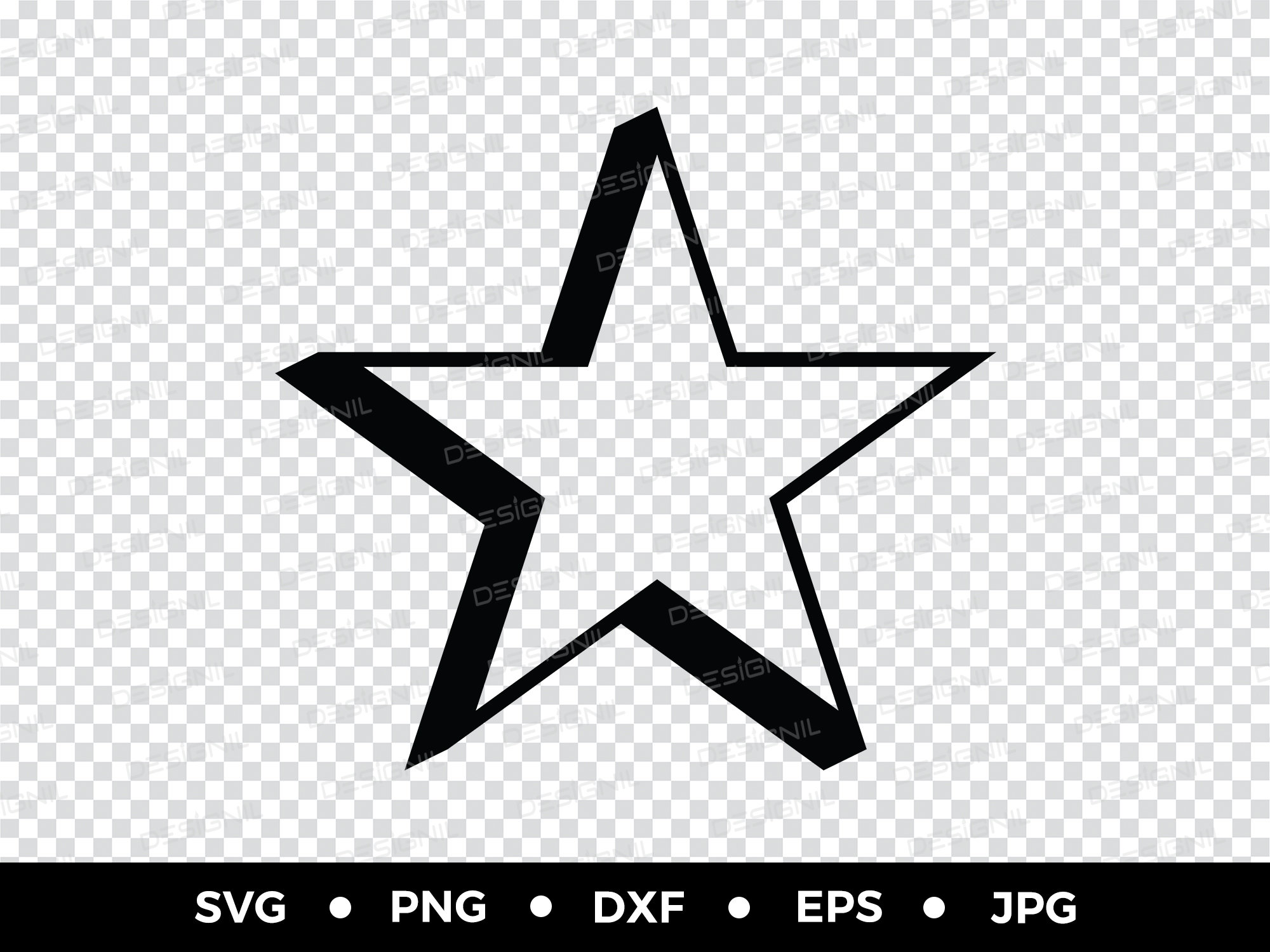 3D Star Svg 3d Star Png 3d Star Clipart 3d Twinkle Star Shape 3D Star Vector 3D Star ...