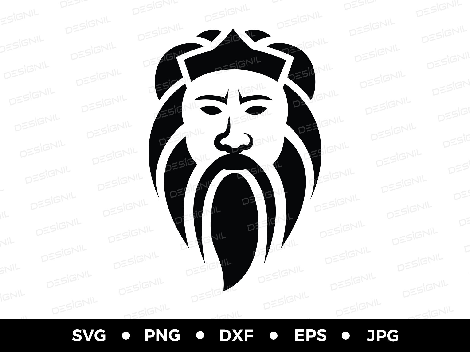 Greek God Face Svg Ancient Greek God Zeus Face Svg Poseidon Ancient ...