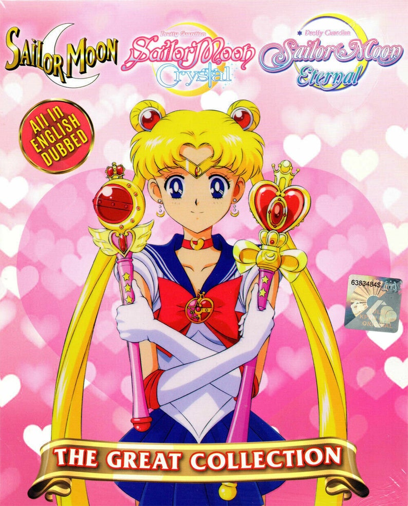 DVD Sailor Moon Season 1-6 + 3 Movies + Eternal Part 1+2 English Dubbed ...