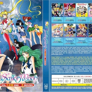 Sailor Moon Complete Collection Anime DVD Box Set 1-239 EPISODES 5 ...