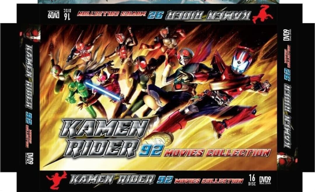 DVD Masked Kamen Rider 92 Movies Collection (1972-2020) English ...