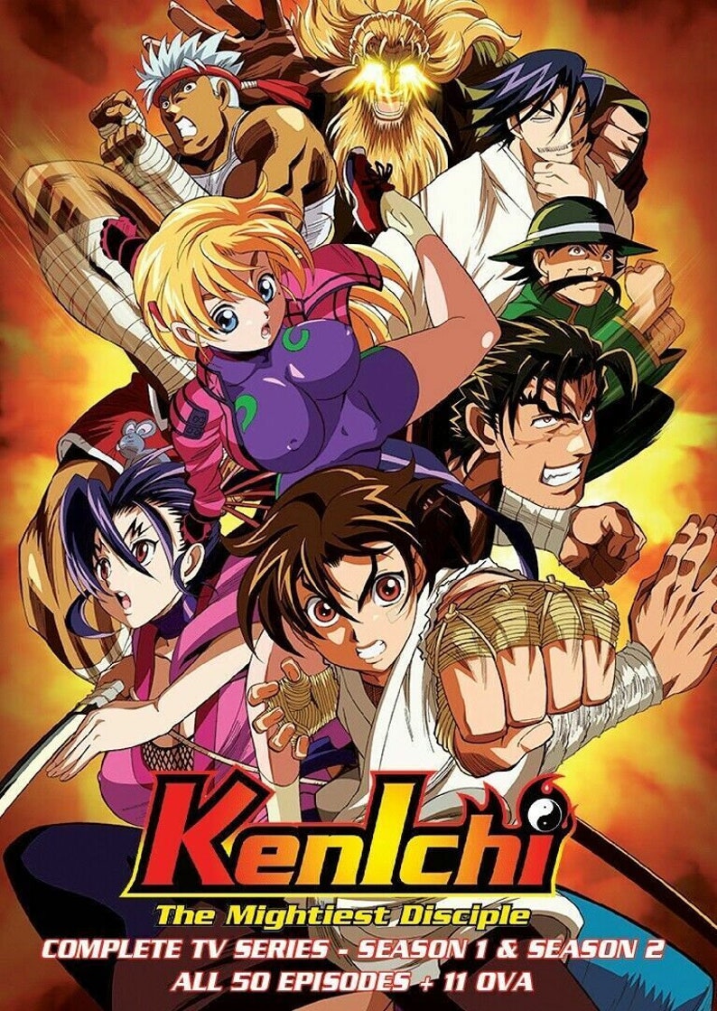 DVD Anime Kenichi the Mightiest Disciple Season 12 Vol.1-50 End 11 OVA ...