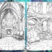 50 Fantasy Interior Coloring Pages - Adult, Teens and Kids Coloring ...