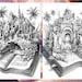20 Magical Fantasy Coloring Book Pages for Kids Adults, Fairytale Magic ...