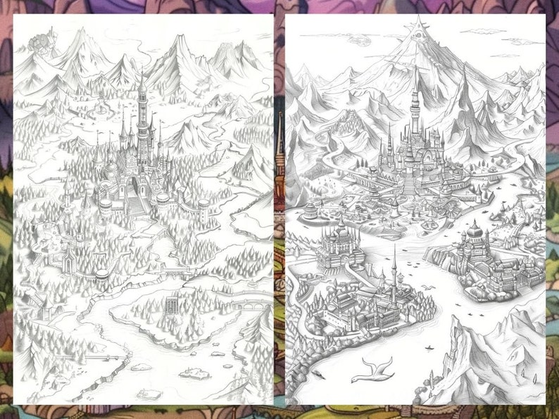 Magical Fantasy Coloring Book for Kids Adults FAIRYTALE Magical ...