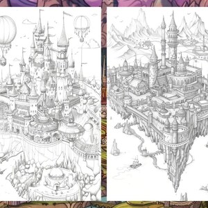 Magical Fantasy Coloring Book for Kids Adults FAIRYTALE Magical ...