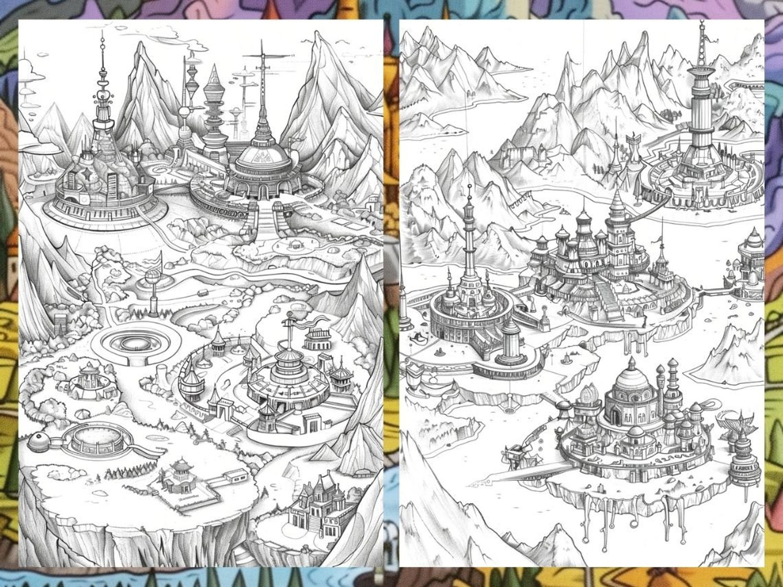 Magical Fantasy Coloring Book for Kids Adults FAIRYTALE Magical ...