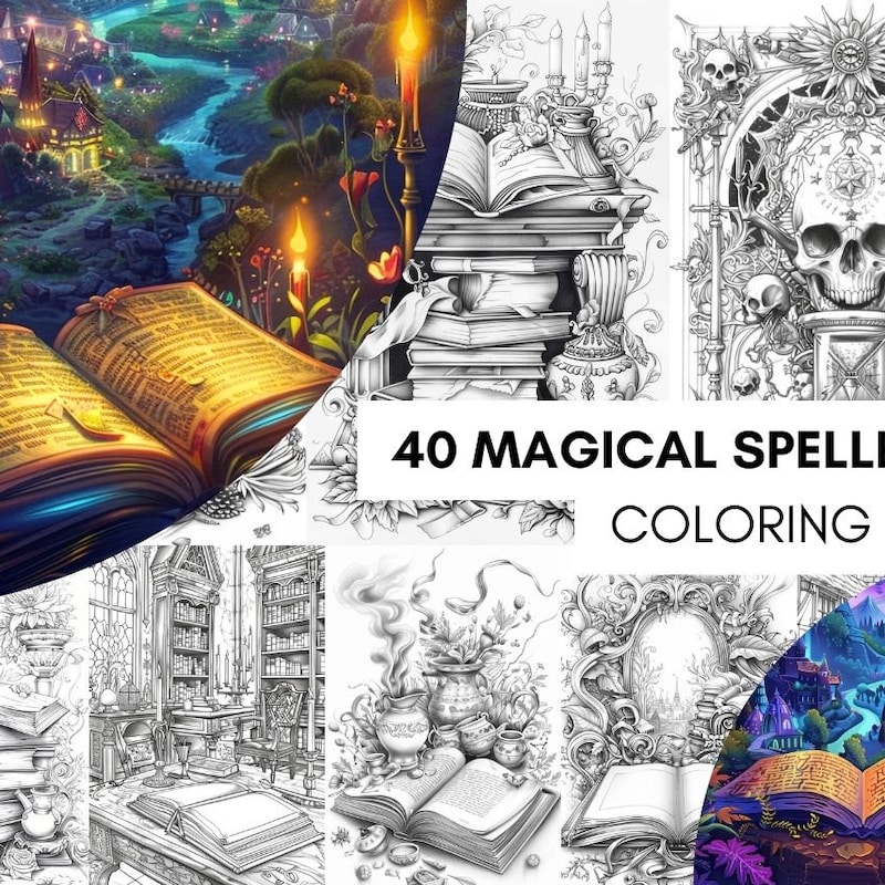 Mystical Colouring - Etsy UK