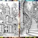 60 Magical Fantasy Coloring Book Pages for Kids Adults, Fairytale ...