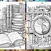 60 Magical Fantasy Coloring Book Pages for Kids Adults, Fairytale ...