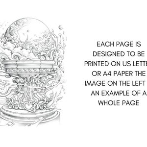 Magical Fantasy Coloring Book Pages for Kids Adults MYSTICAL COLORING ...