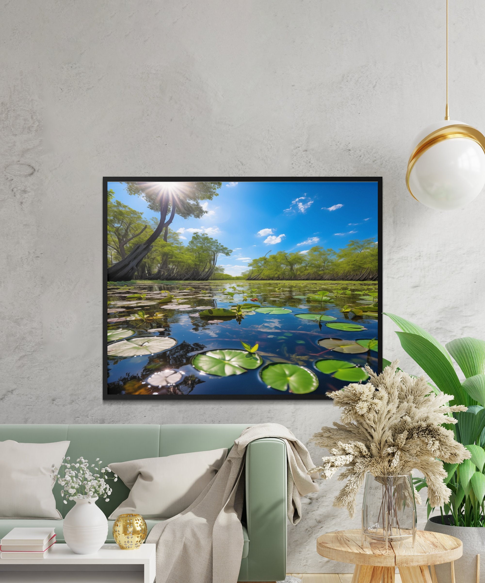 Swamp Digital Wall Art | Downloadable AI Generated Wall Art Image - Etsy