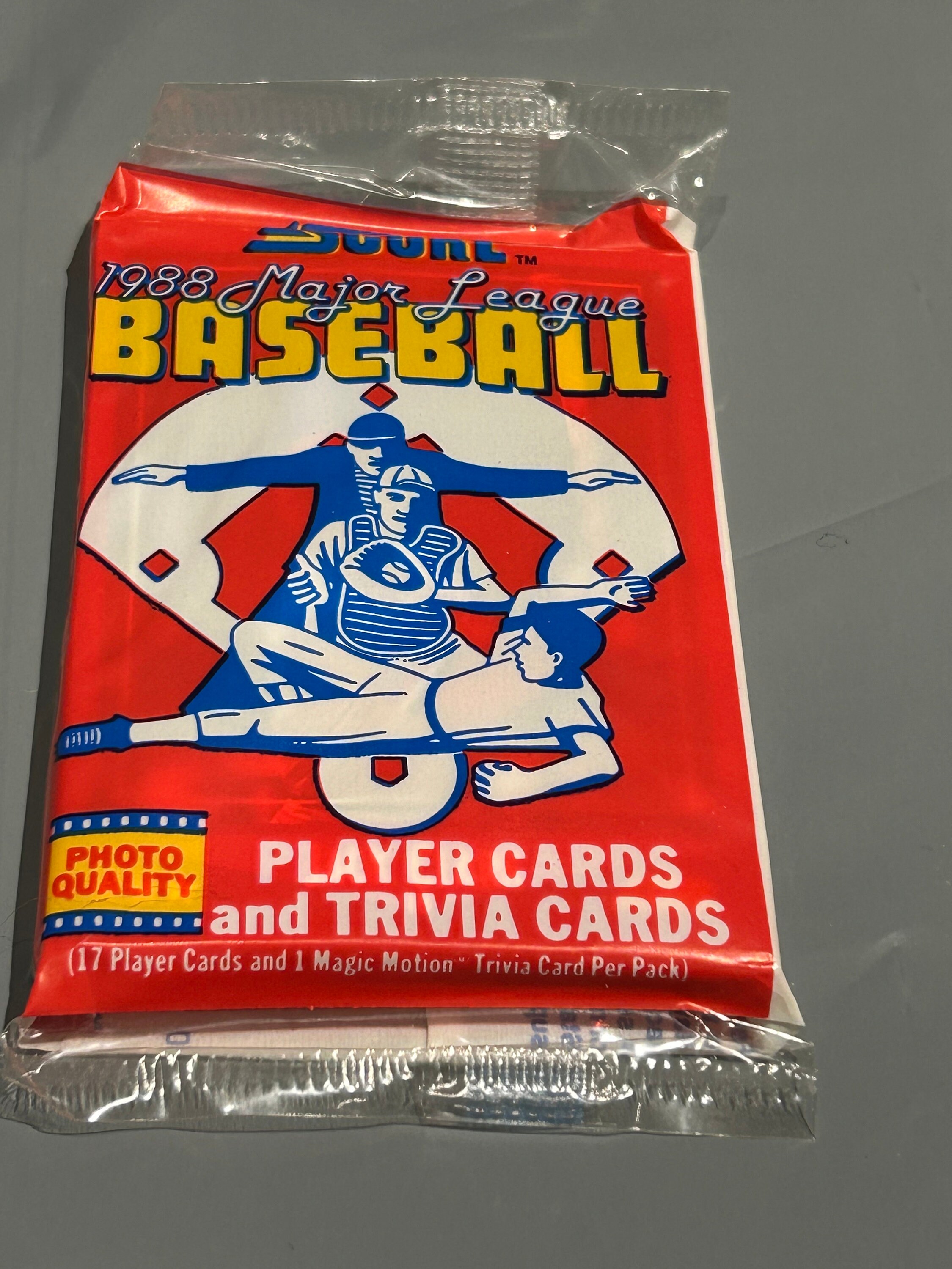 Score Major League Baseball Cards .new Sealed Packets ,collectors Item ...
