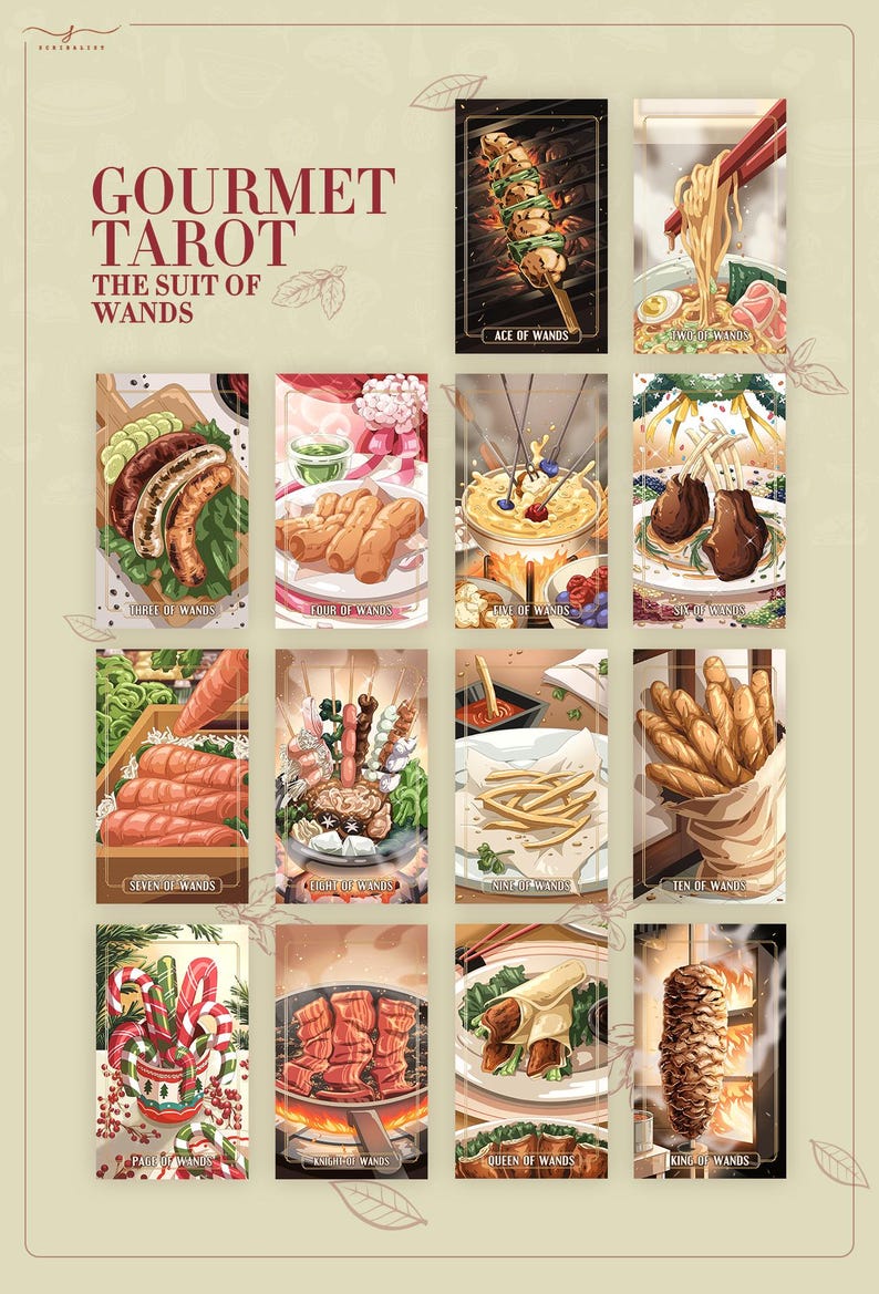 Gourmet Tarot II - Etsy