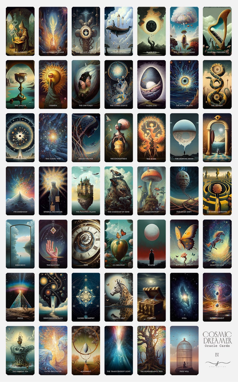 Cosmic Dreamer Oracle - Etsy