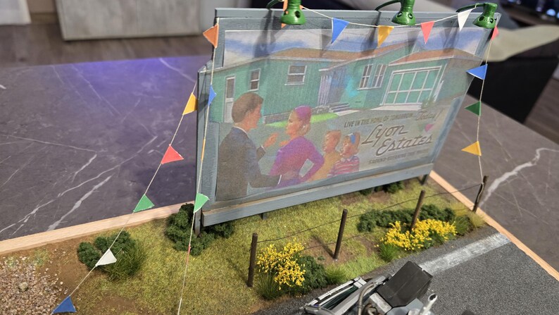 Diorama Back to the Future Handmade Including Plexiglass Case - Etsy